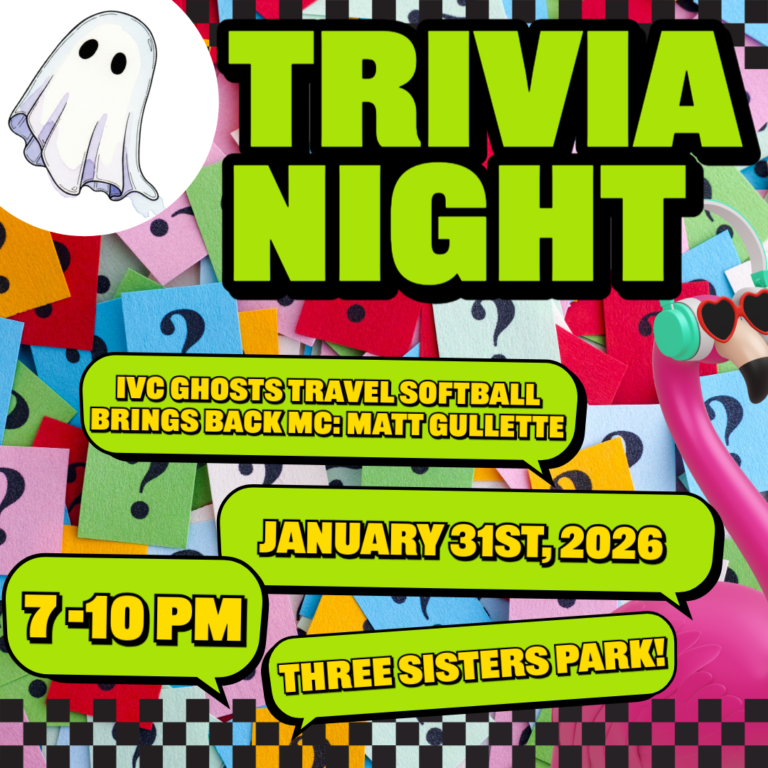 Trivia Night for IVC Travel Softball – Three Sisters Park